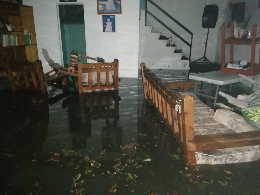 99 casas inundadas, cien autos varados, colapso de bardas y cortes de ...
