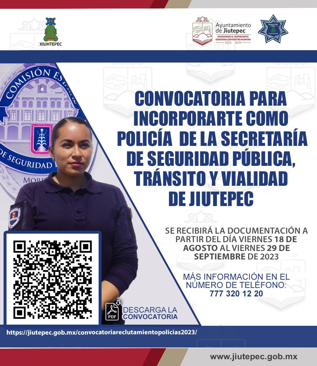 Abierta Convocatoria Para Integrarse A La Policía De Jiutepec Conurbados